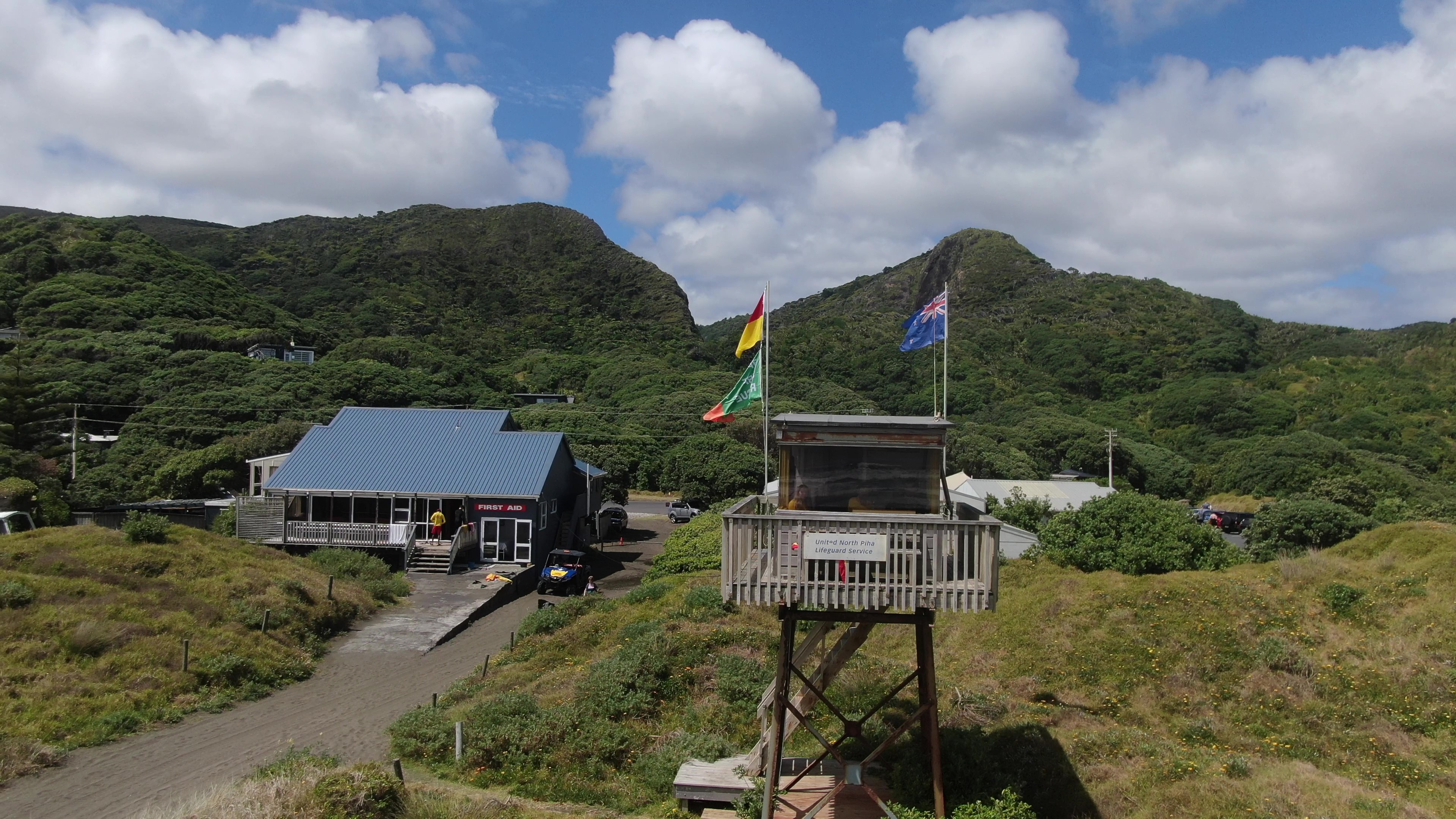 Clubhouse drone 2 – United North Piha