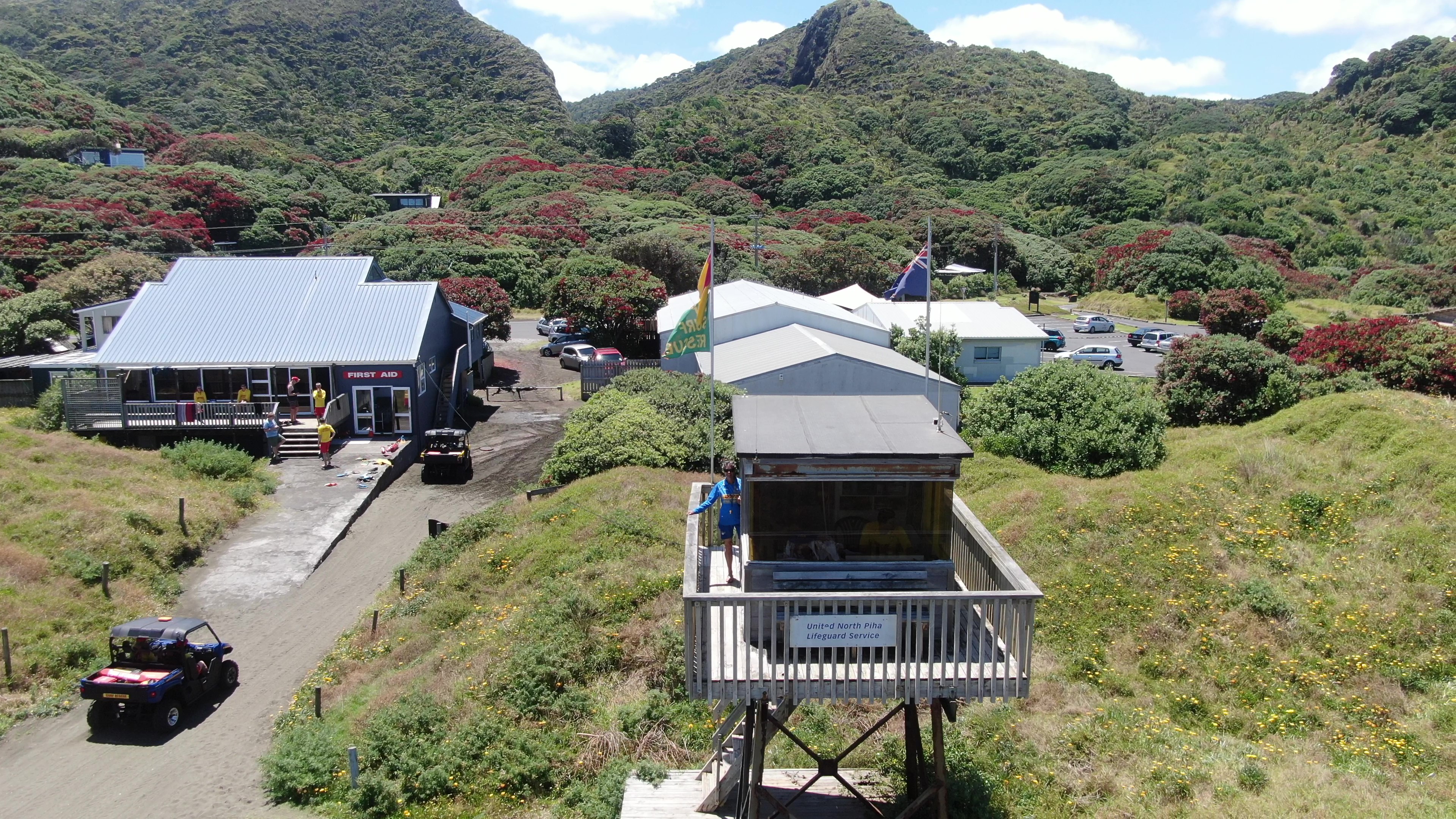 Drone tower – United North Piha